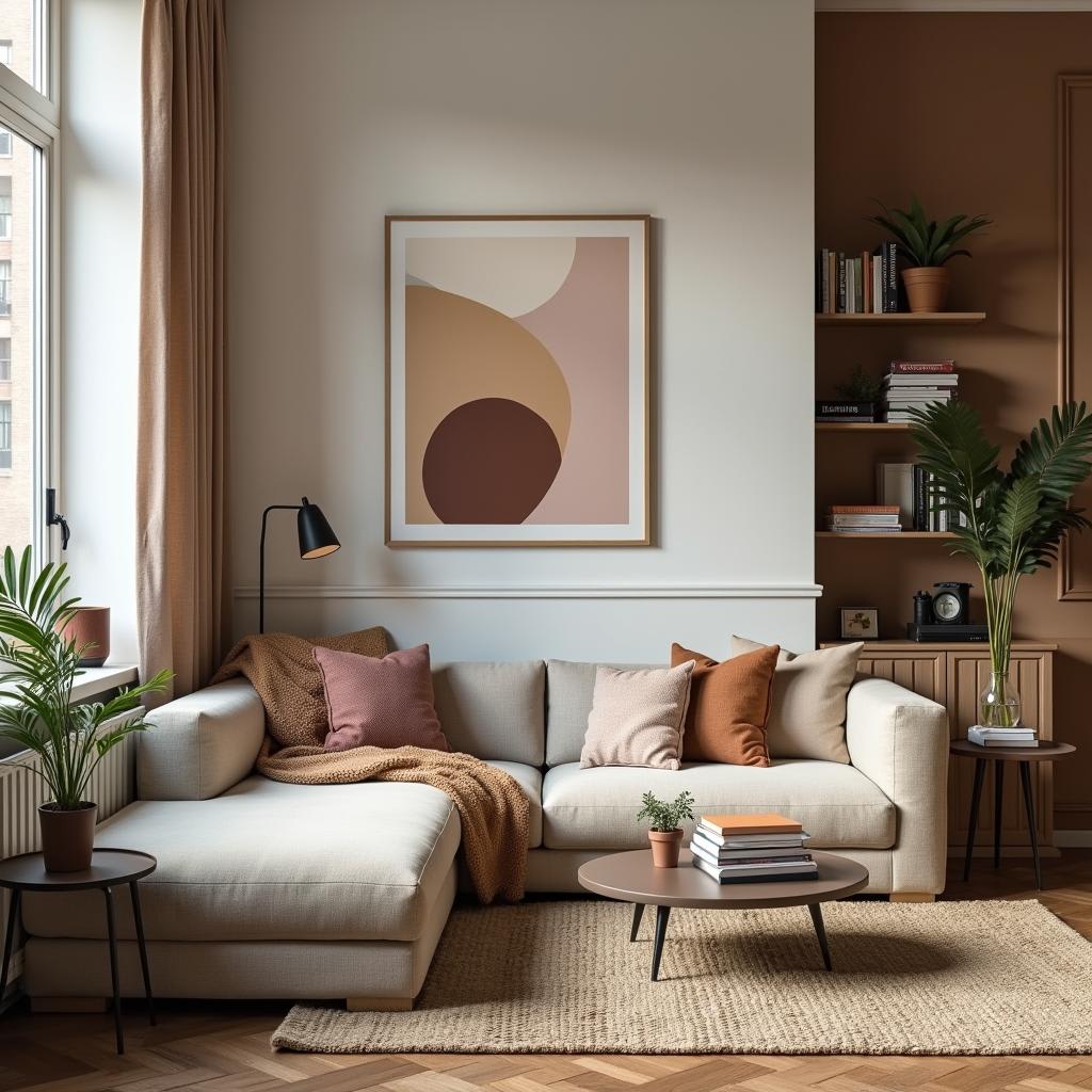 What are the materials used in contemporary interior design?