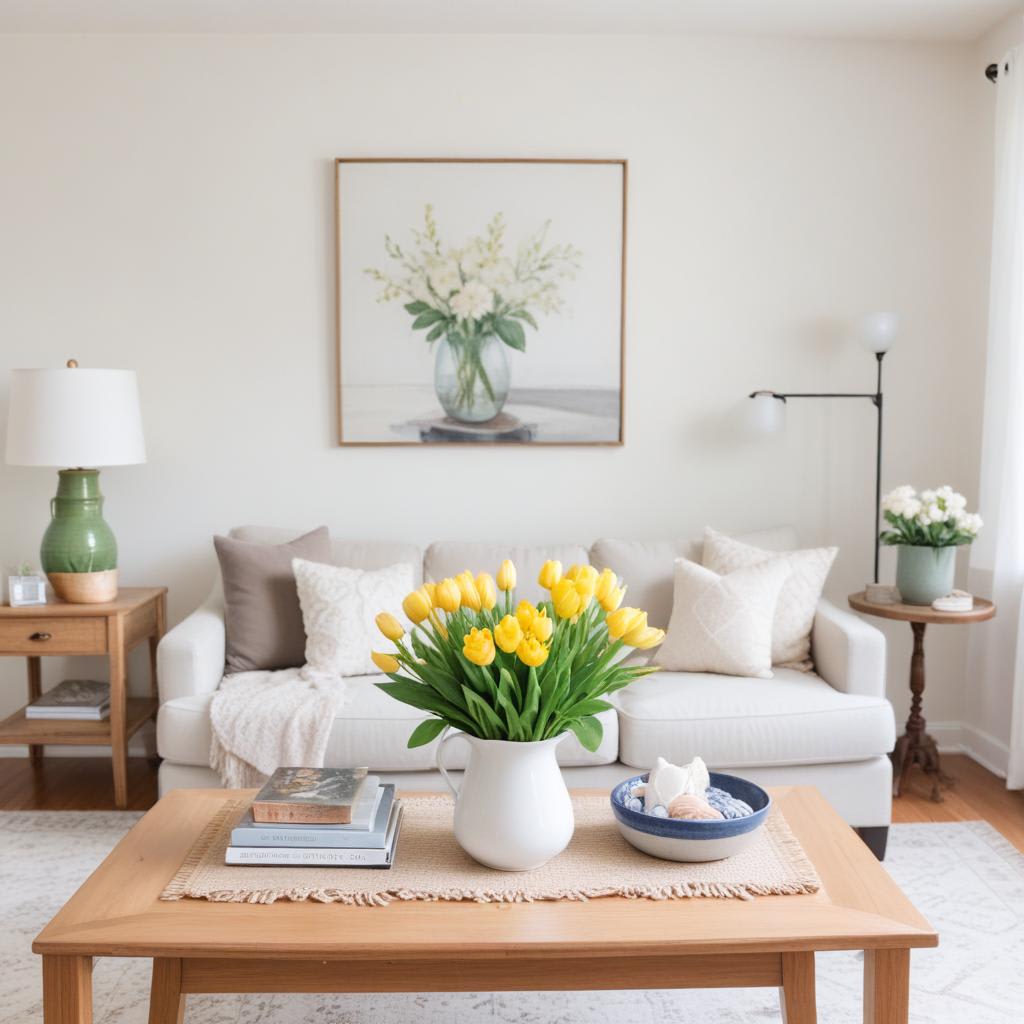 How to refresh a small apartment for spring on a budget?