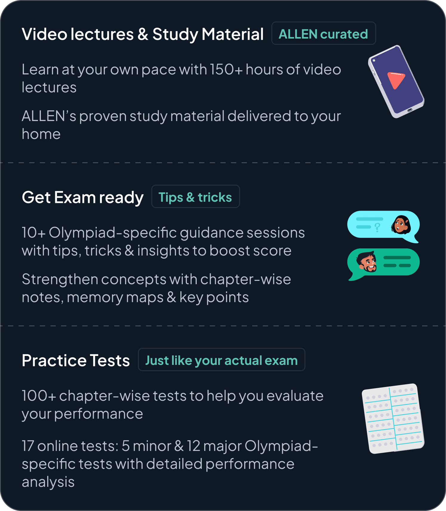 ALLEN Digital Course Details - Learn, Practice, Revise & Asses