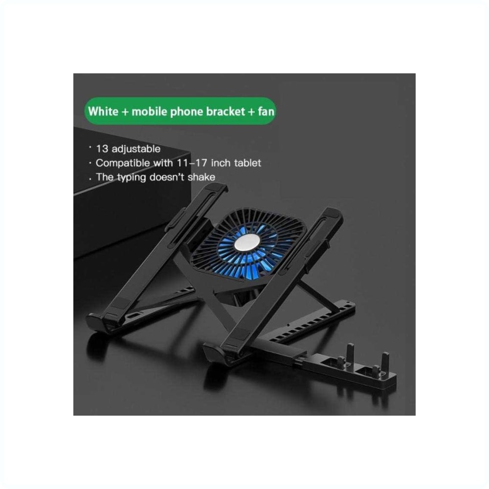 Jual Fan Stand Cooling Pad Dudukan Laptop Kipas Dengan Holder Hp ...