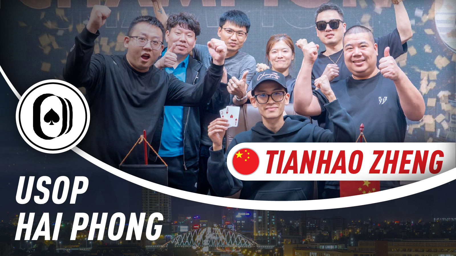 Tianhao Zheng Wins USOP Hai Phong Championship Event - SOMUCHPOKER