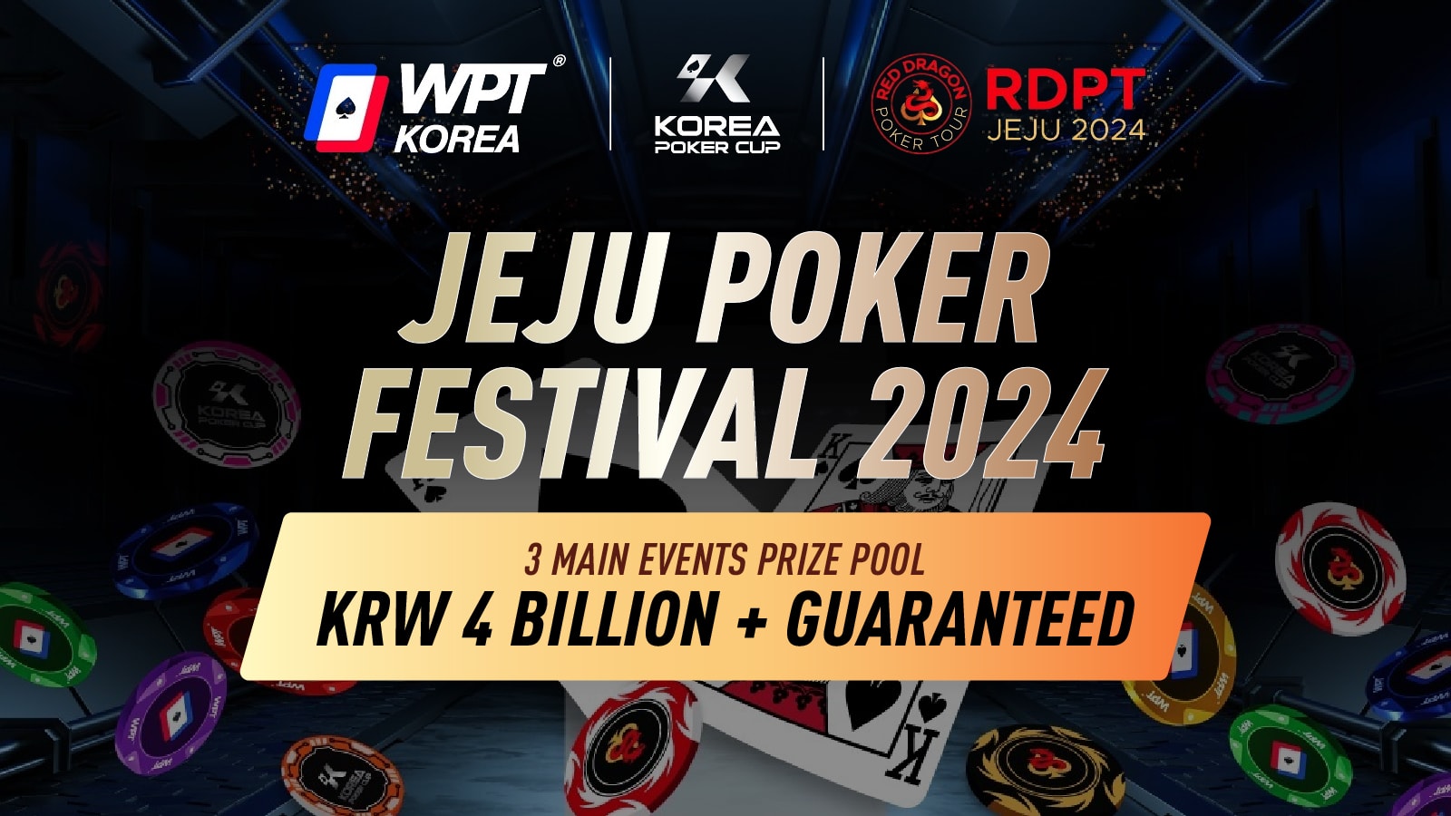 Jeju Poker Festival 2024 with KRW 4 Billion+ Guarantees