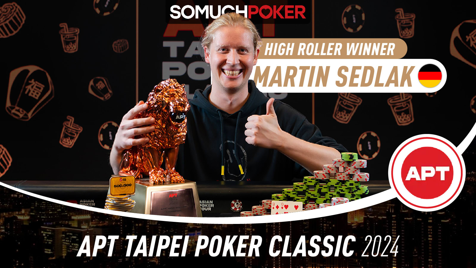 APT Taipei Poker Classic 2024: Martin Sedlak collects grand payday at ...