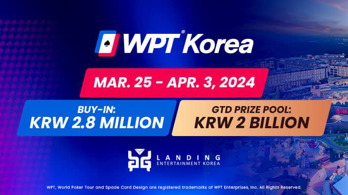 WPT / WPT Jeju Korea 2024 | 2024.03.25 - 2024.04.03