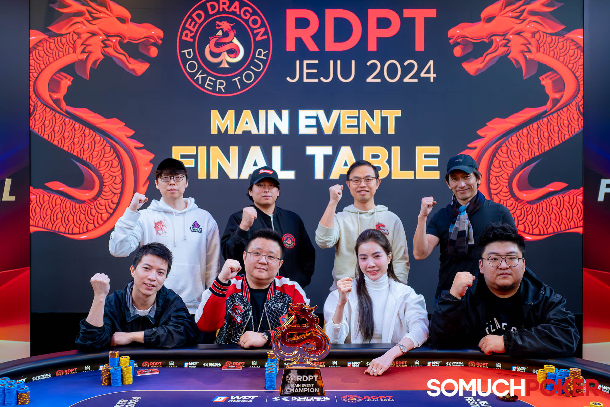 Jeju Poker Festival: Jianting Cai Leads Red Dragon Championship Final ...