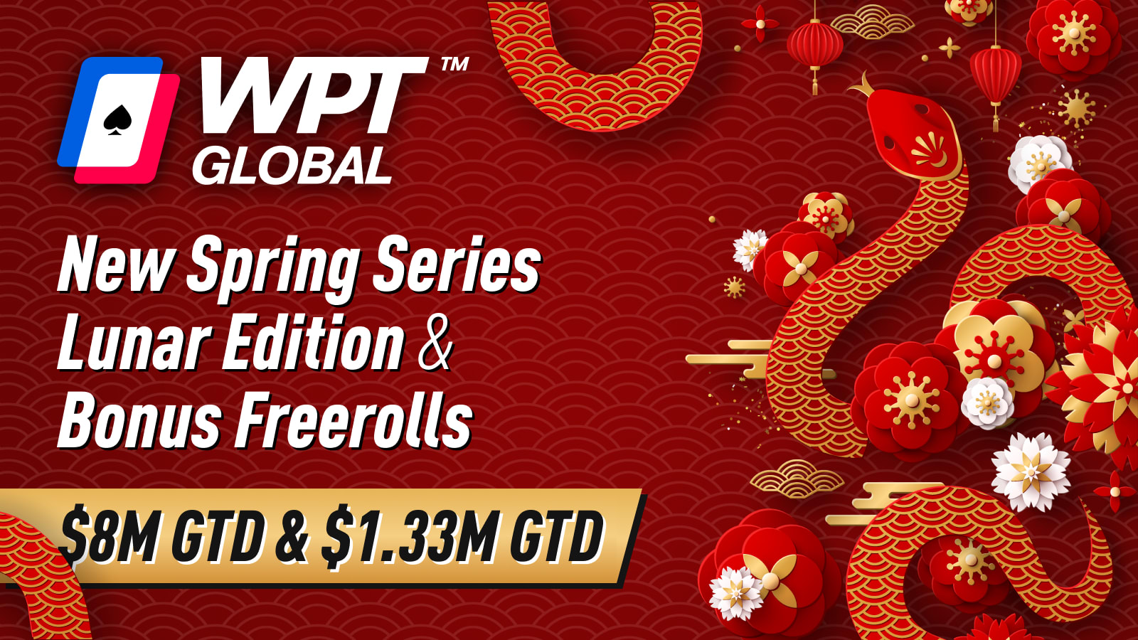 Celebrate the Year of the Snake with WPT Global: Almost $10M GTD in New Spring Series Lunar ...