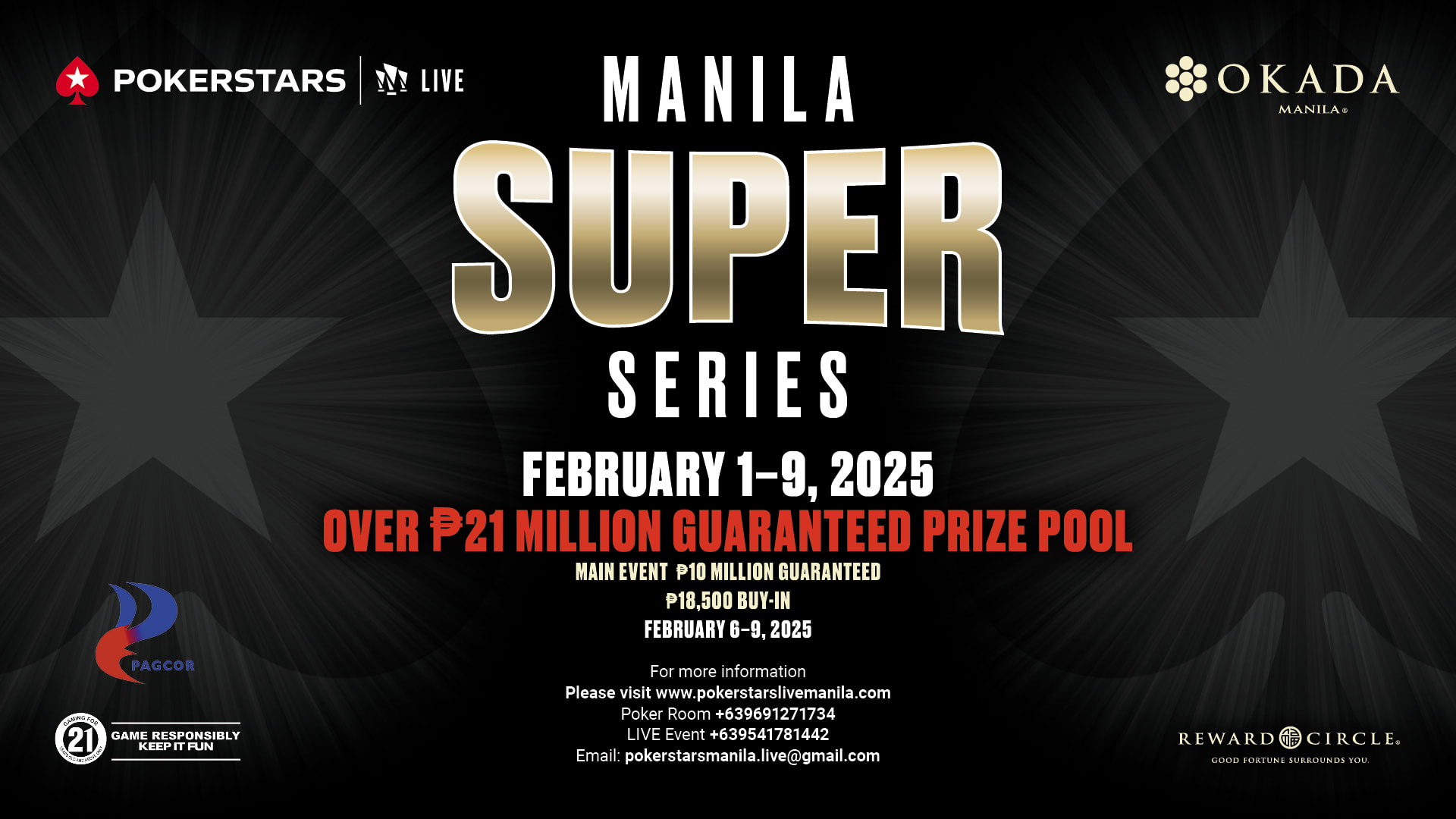 PokerStars LIVE Manila Super Series 21 Sets Off in Three Days - SOMUCHPOKER