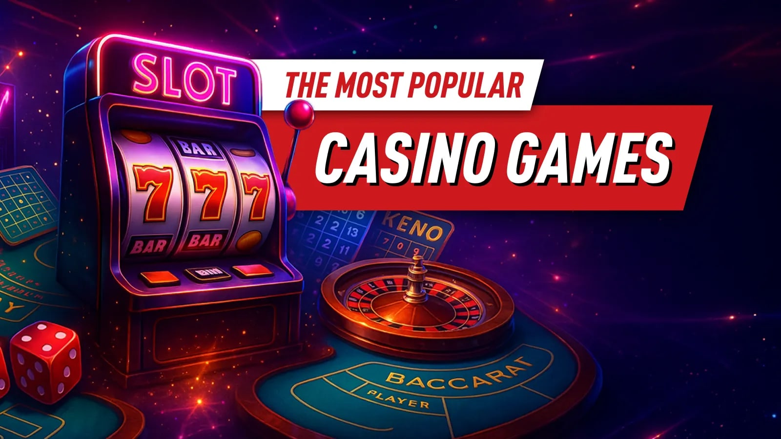 Most Popular Casino Games List: All Types Explained [2026]