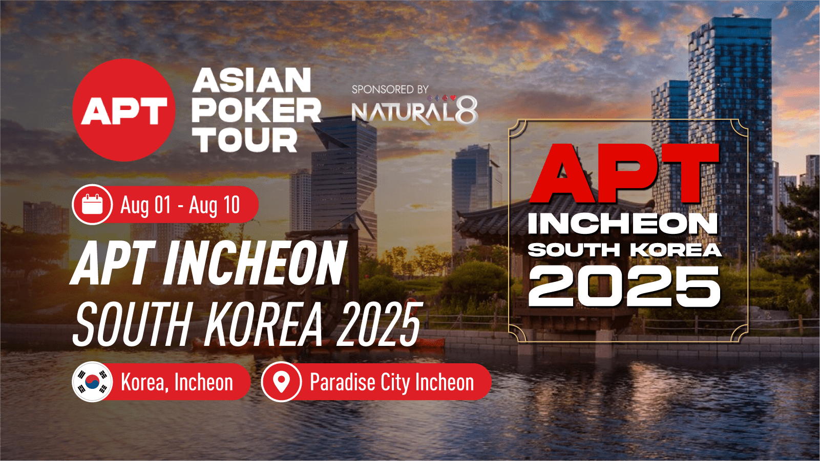 APT Incheon South Korea 2025 / Mix Game Masters - 9 Game (NLH, Razz, 2 ...