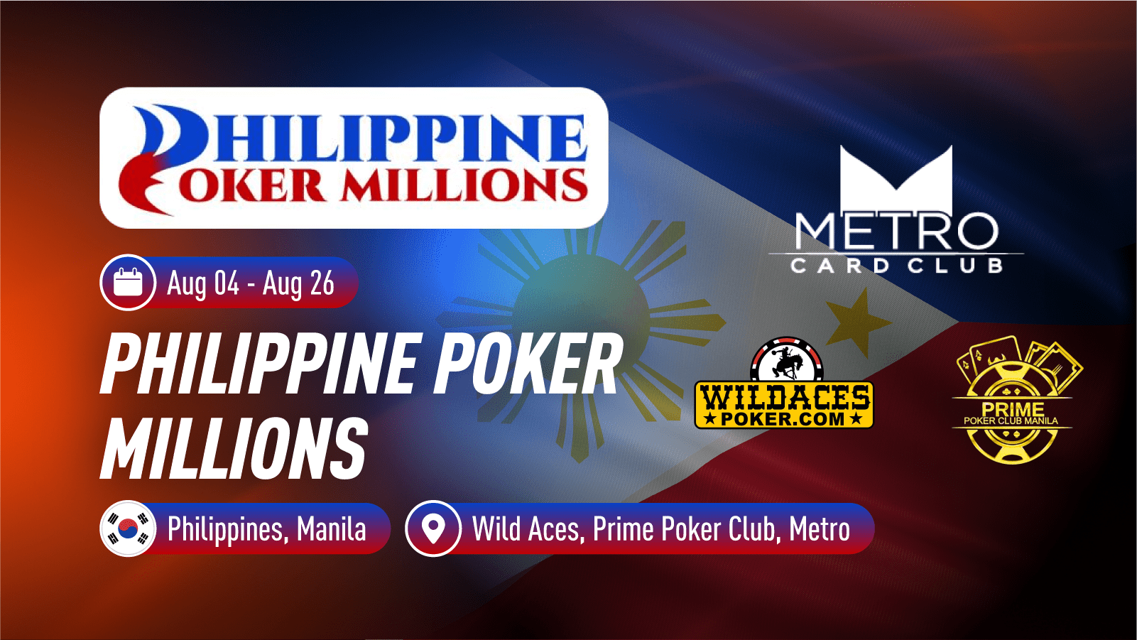 Philippine Poker Millions 2025 / [Metro Card Club Ortigas] After Dark ...