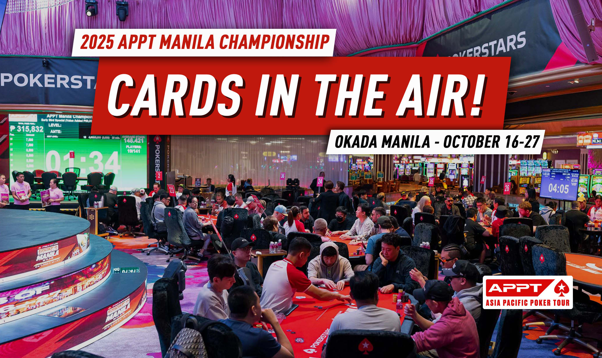 Cards in the Air! APPT Manila Championship 2025 Opens At Okada Manila ...