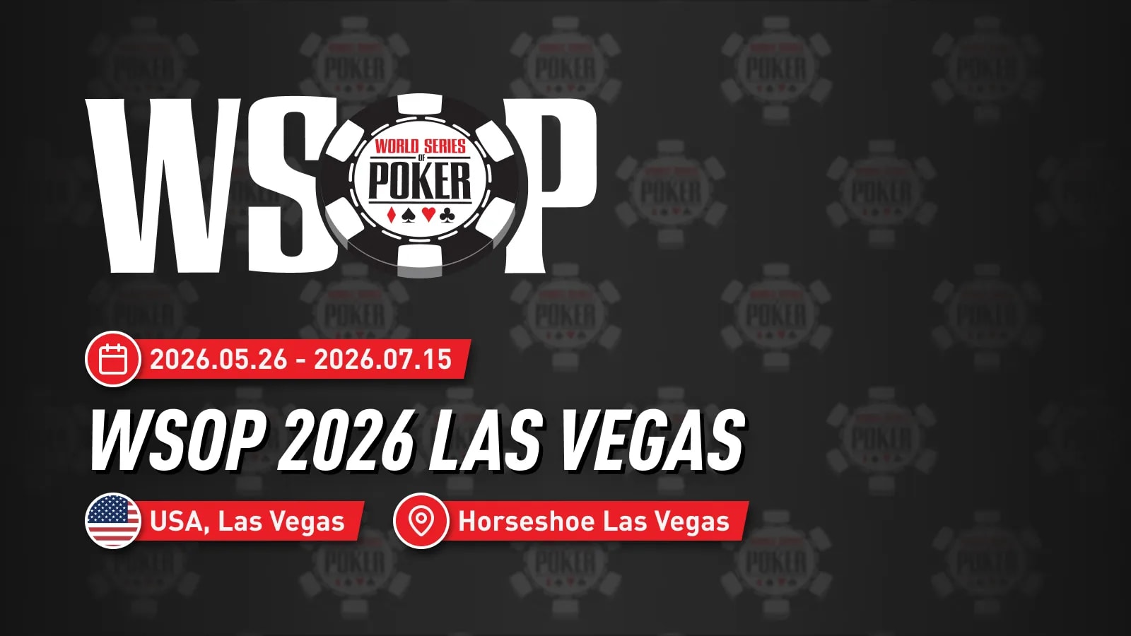WSOP 2026 Las Vegas / $1,500 Badugi ($1,500) | 2026.05.29 - 2026.05.29