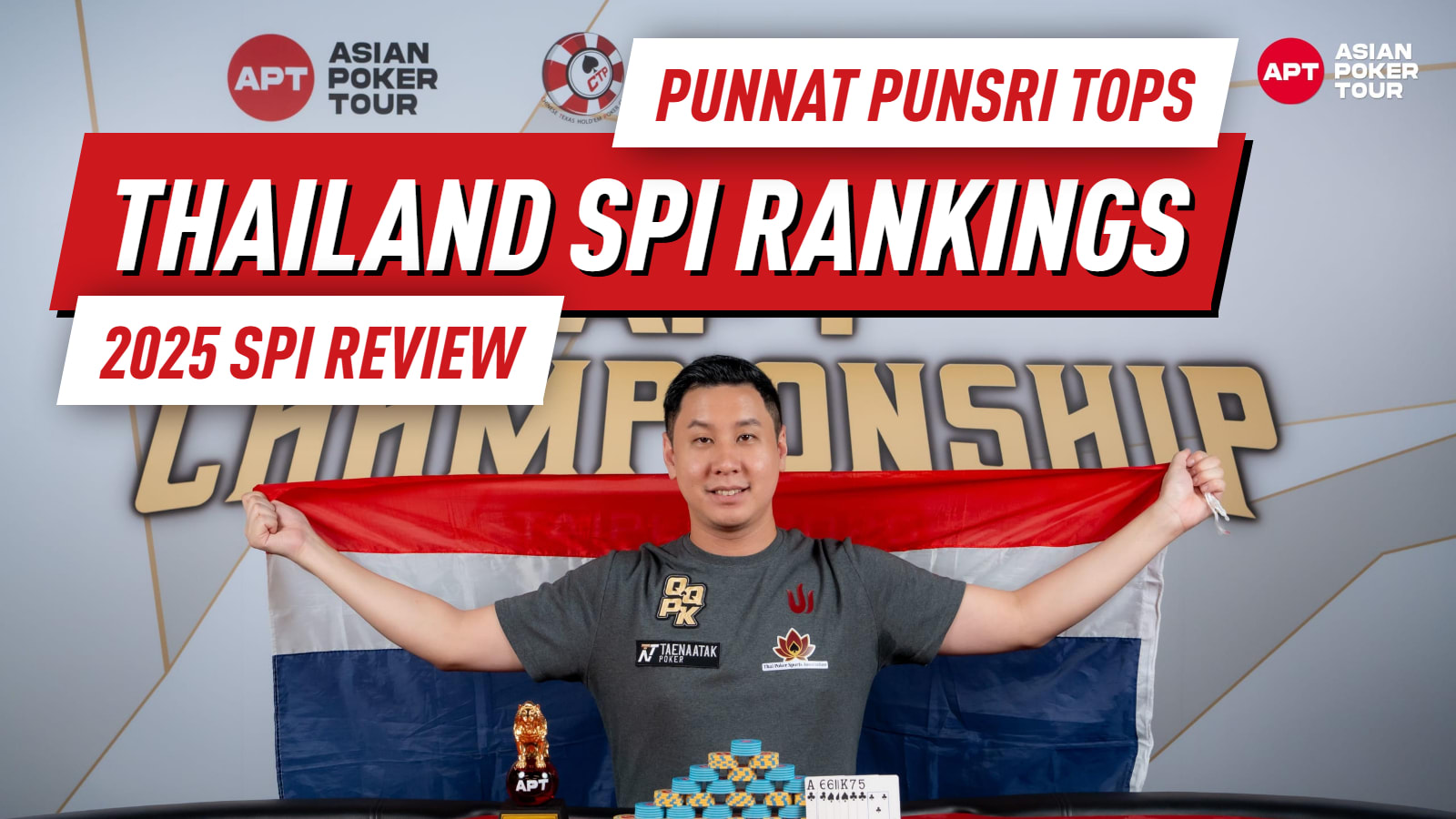 Thailand Poker 2025 SPI Review: Top Ten Thai Poker Players