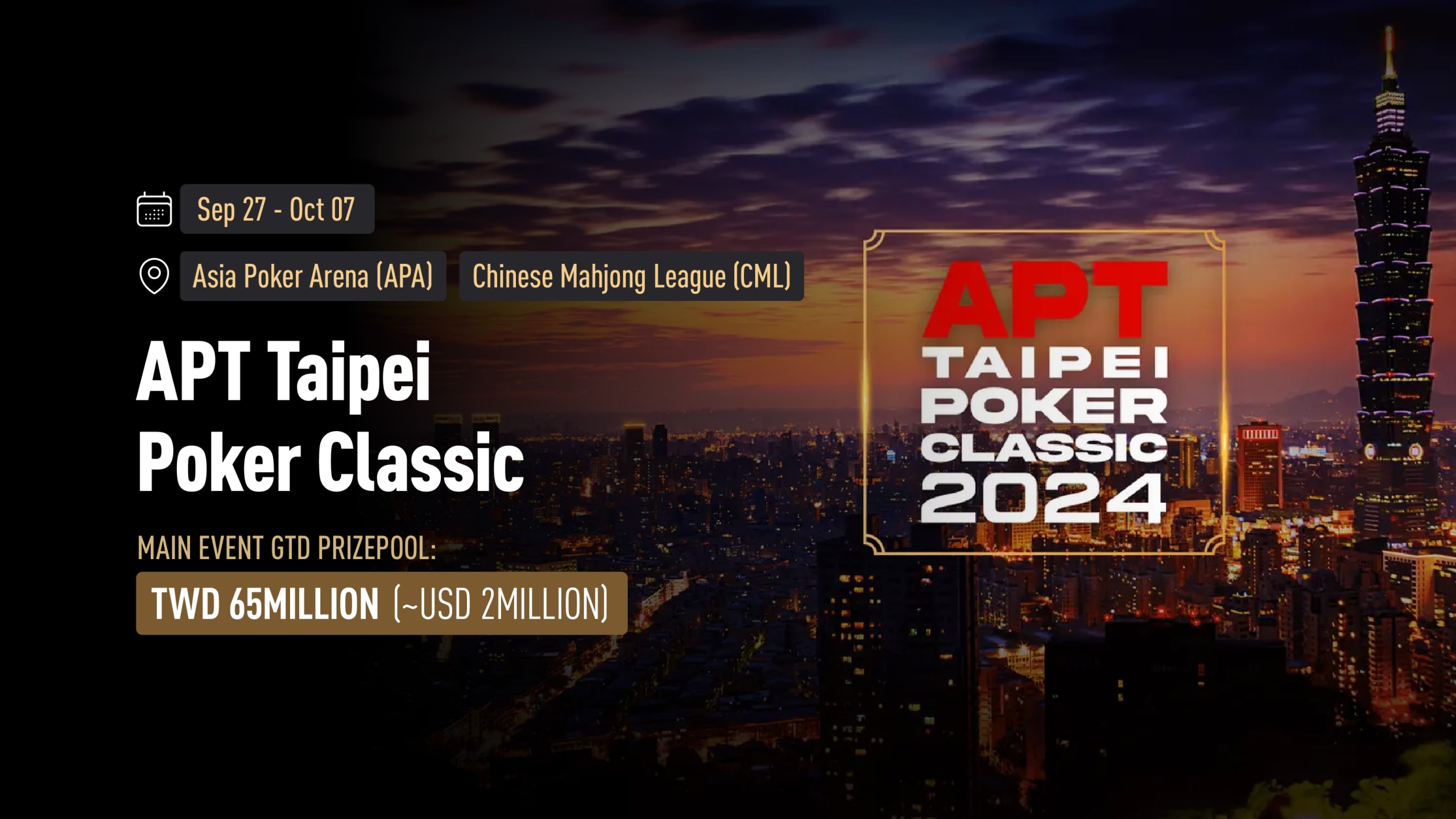 APT Taipei Classic 2024: Tips You Didn't Know You Needed - SOMUCHPOKER