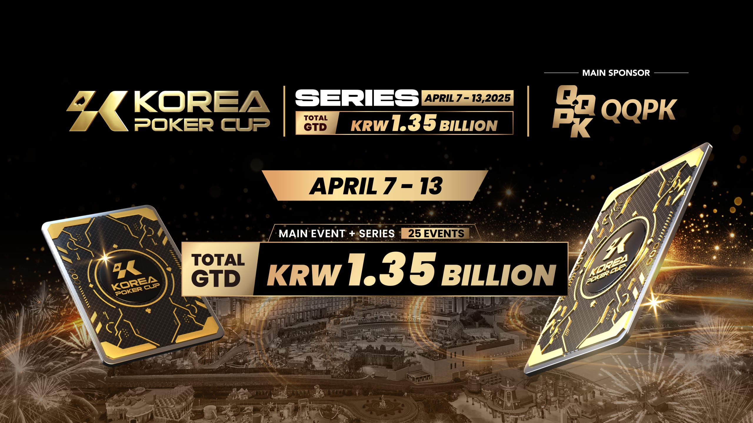 Jeju Awaits: Korea Poker Cup's First Standalone Series In April - Sponsored by QQPK