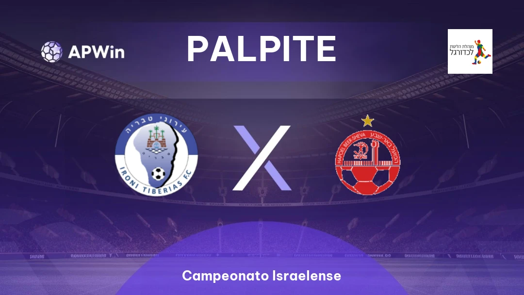 Palpite: Ironi Tiberias x Hapoel Be'er Sheva | Campeonato Israelense | 20/12