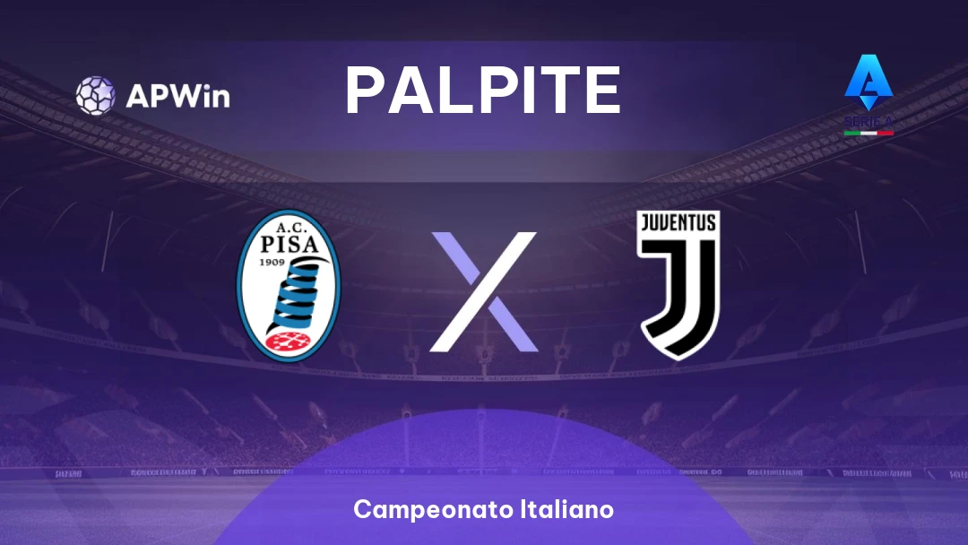 Palpite: Pisa x Juventus | Campeonato Italiano | 27/12