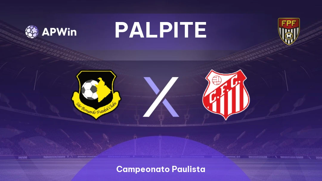 Palpite: São Bernardo x Capivariano | Campeonato Paulista | 10/01