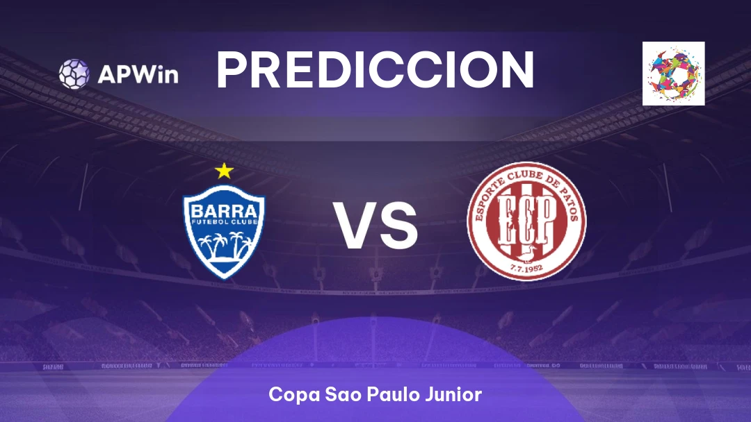 Barra-SC Sub-20 vs Esporte de Patos Sub-20: pronósticos, cuotas, y ...