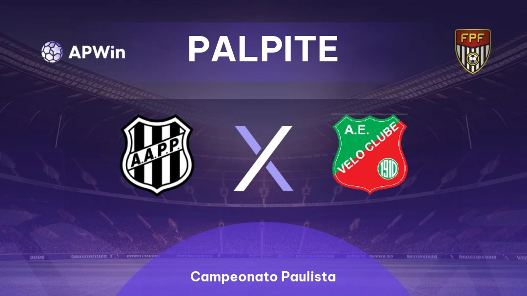 Palpite Ponte Preta x Velo Clube | Campeonato Paulista | 14/01