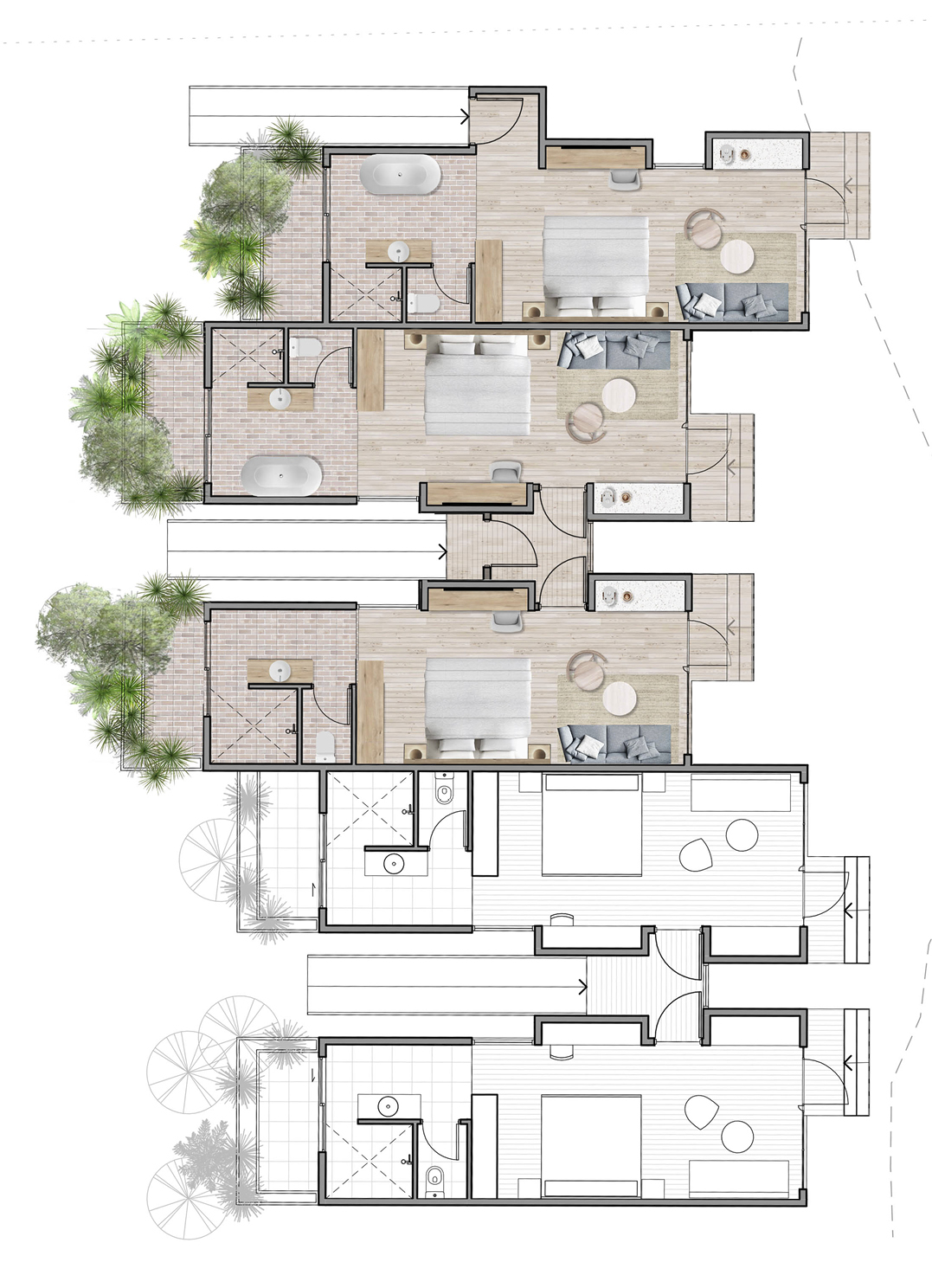 Euston Motel Cabins | DACCA Architecture