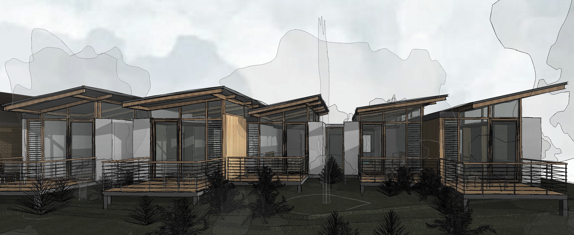 Euston Motel Cabins | DACCA Architecture