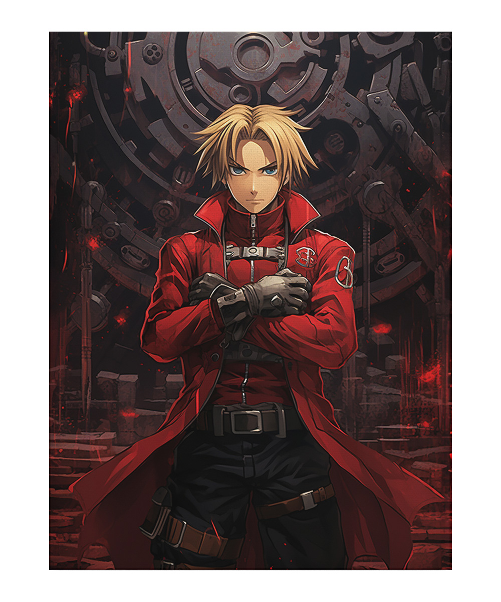 State Alchemist - Edward Elric - Fullmetal Alchemist - Anime Theme Wall ...