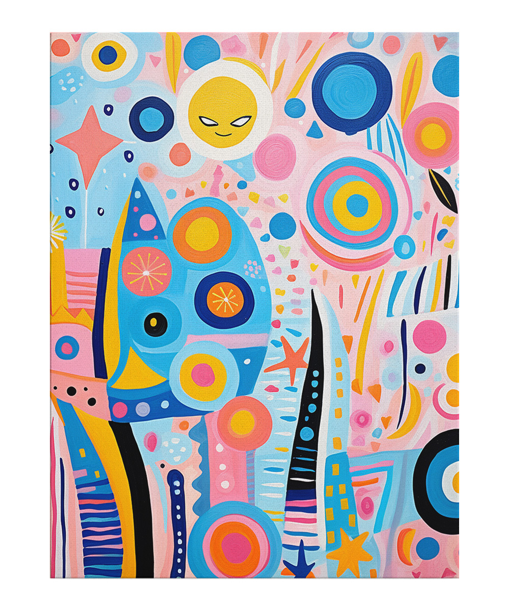 Carnival Of Imagination - Abstract Theme Wall Artwork | Ozelu