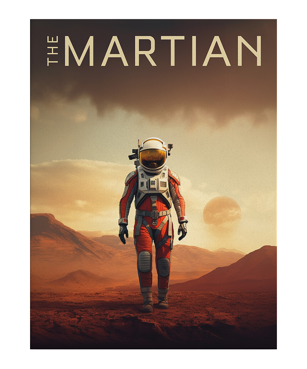 The Martian - Starring Matt Damon - Sci-Fi - Action - Movie Theme Wall ...