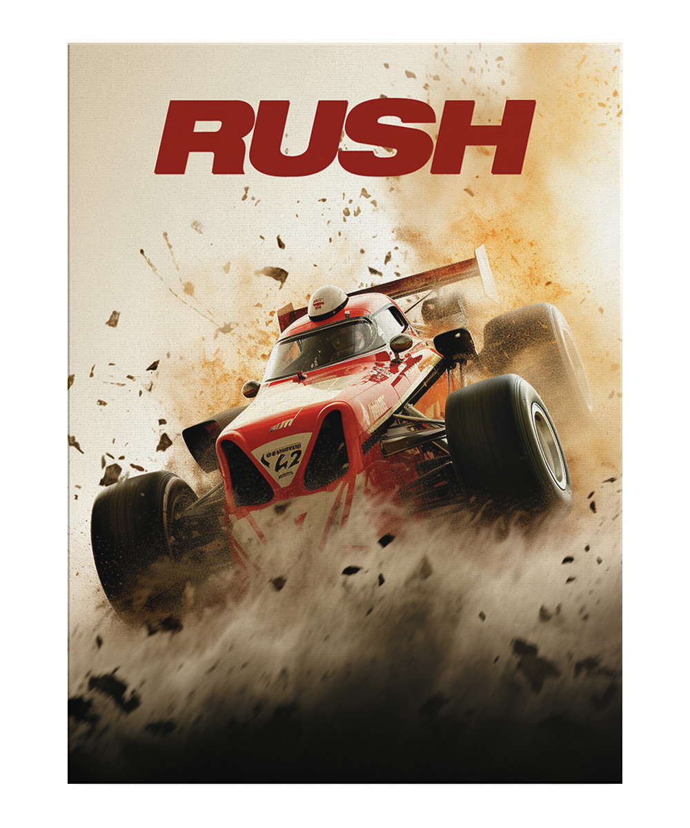 Turbo Thrust - Rush - Sports - Action - Movie Theme Wall Art | Ozelu