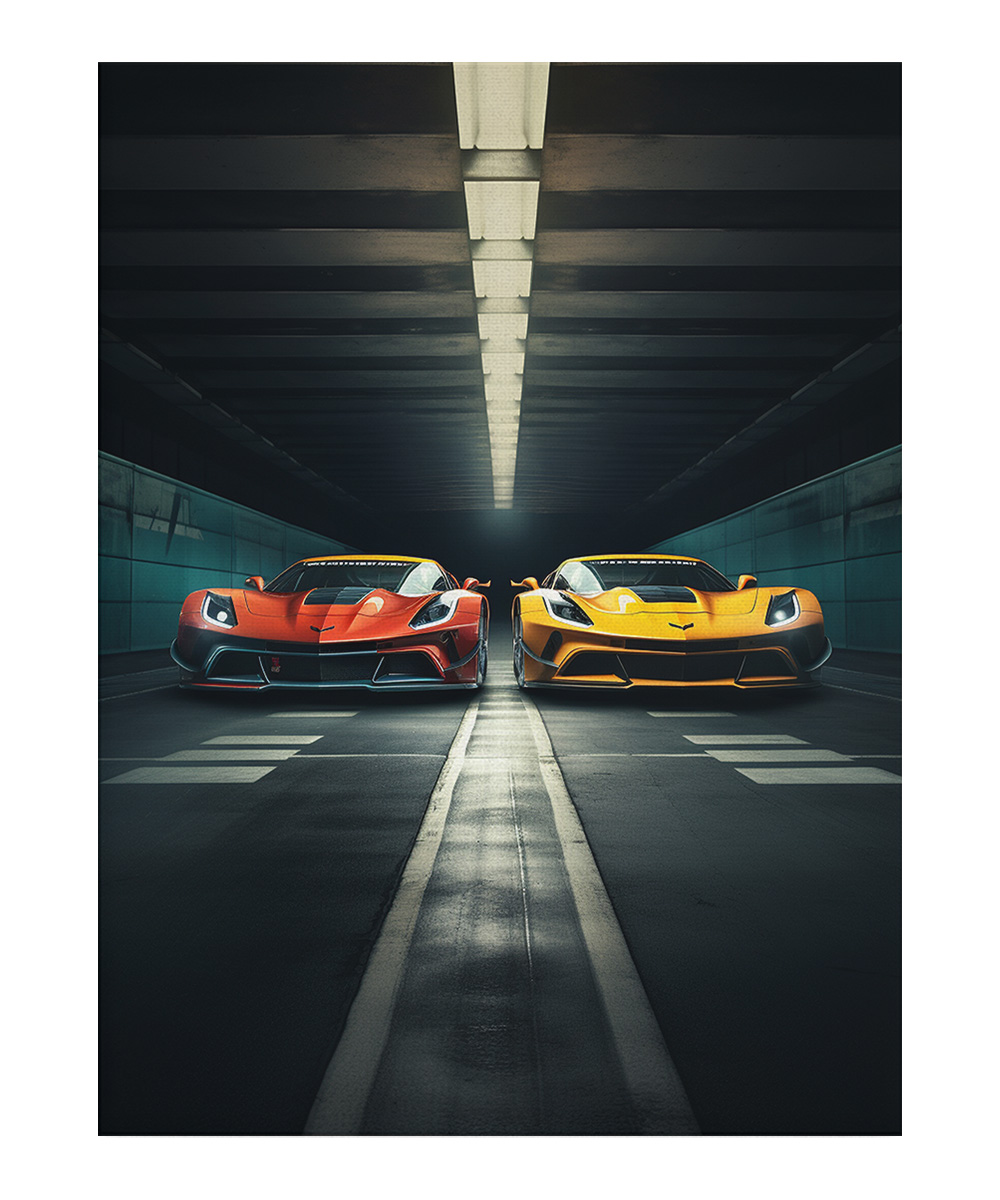 Catch A Lane - Car Theme Wall Art | Ozelu
