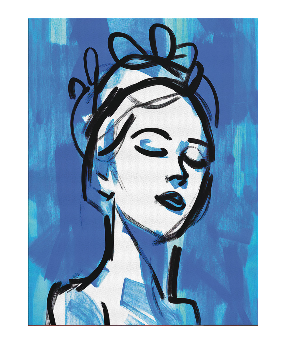 Breathtaking Blue - Abstract Theme Wall Art | Ozelu