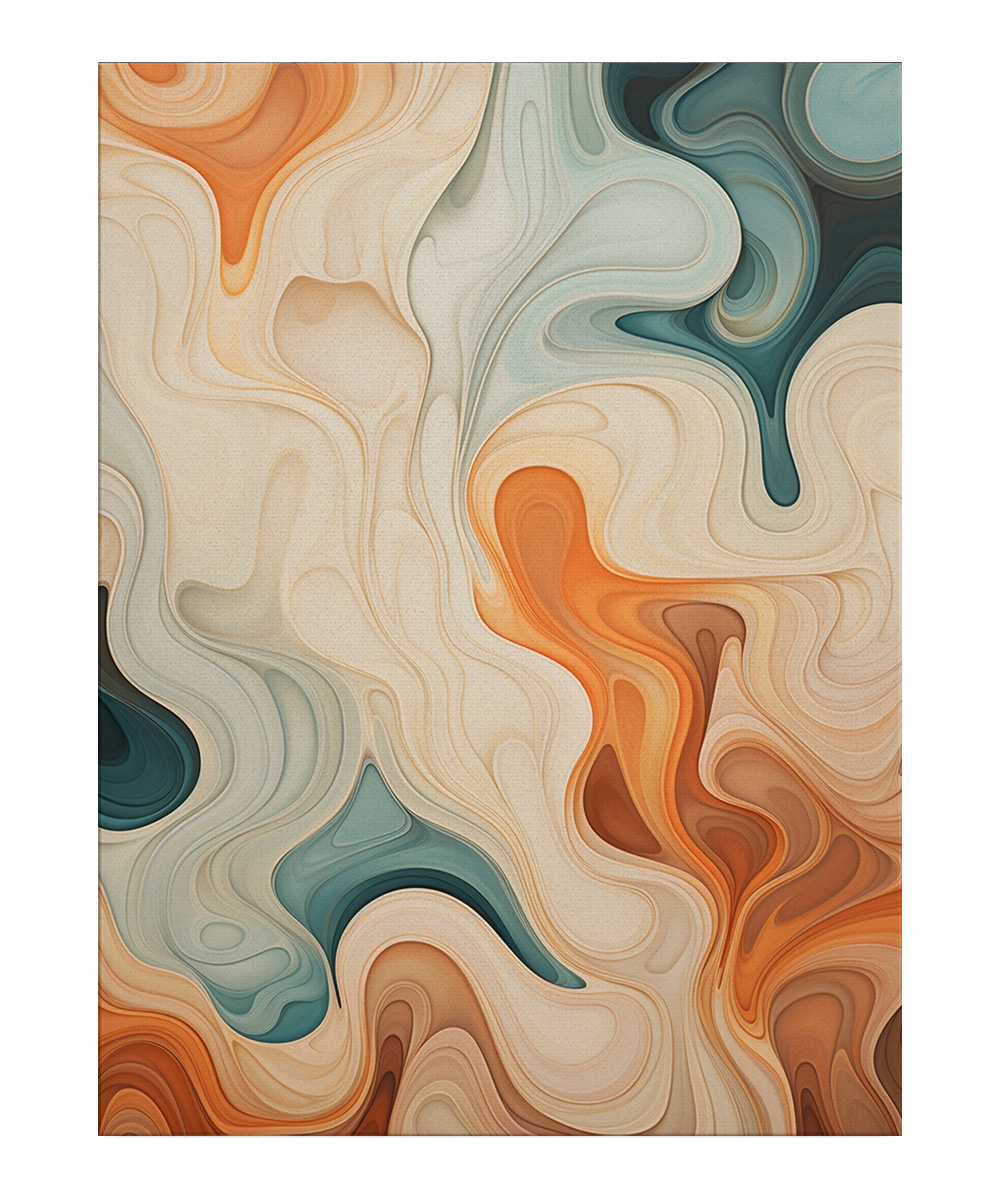 Colliding Fluidity - Nature Theme Wall Art | Ozelu