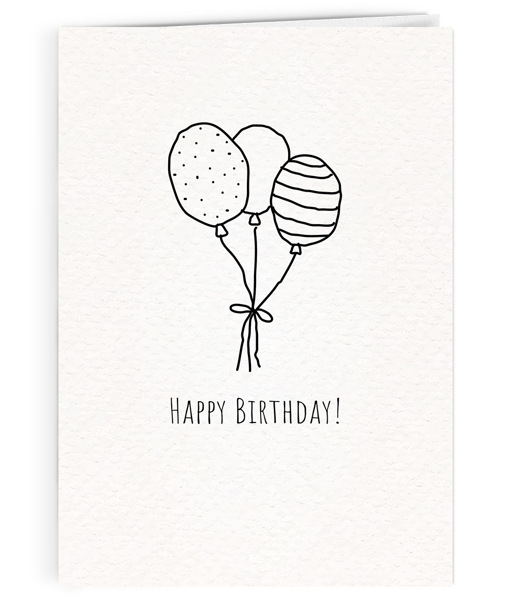 To Infinity And Balloons - Birthday Greeting Card | Ozelu