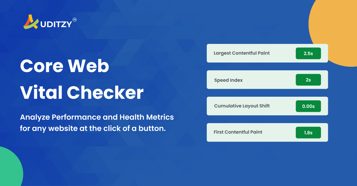 Core Web Vital Checker | Auditzy