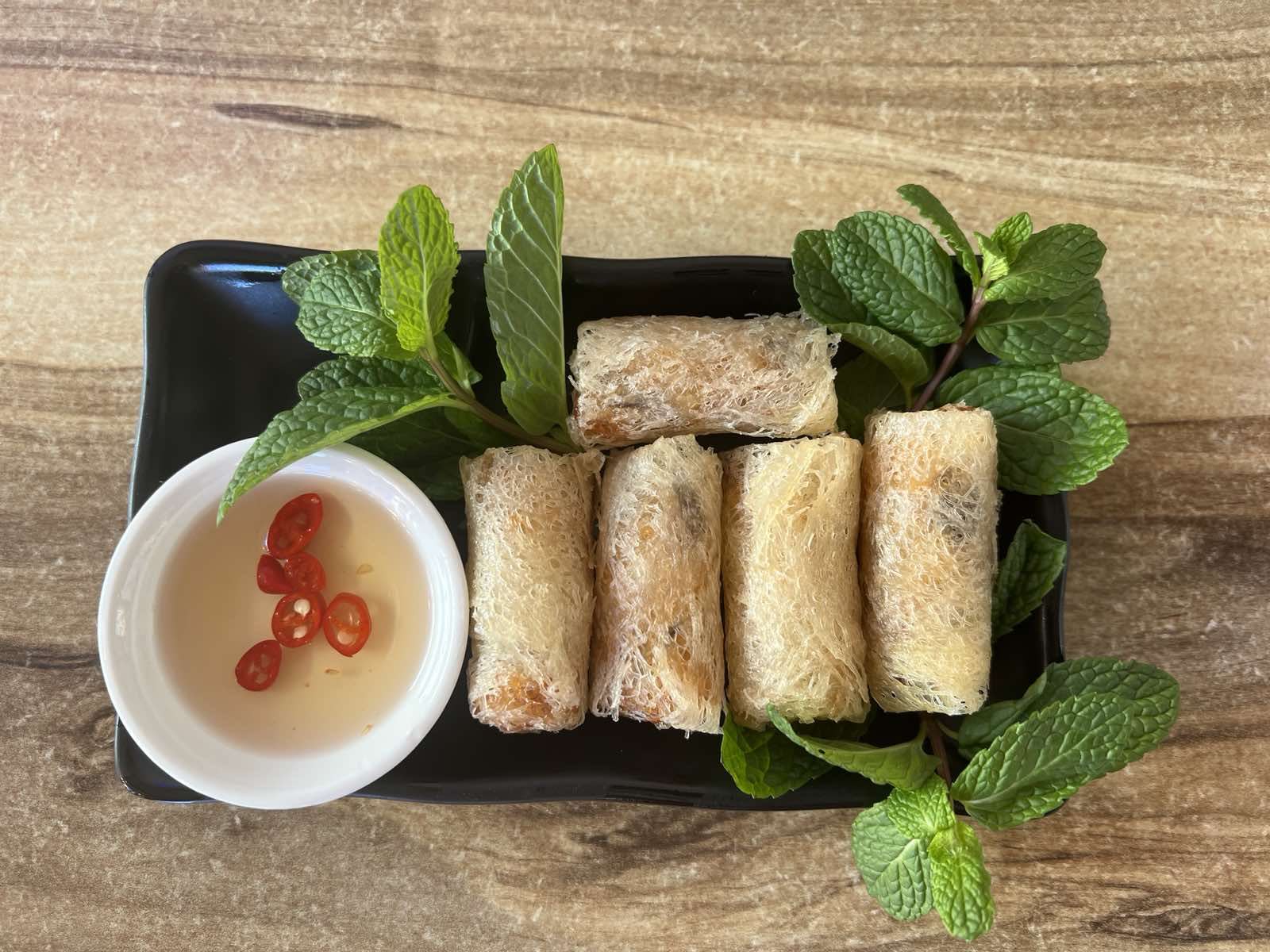 Rice Net Spring Rolls (Vegetarian) Starters - Great Aunty Three ...