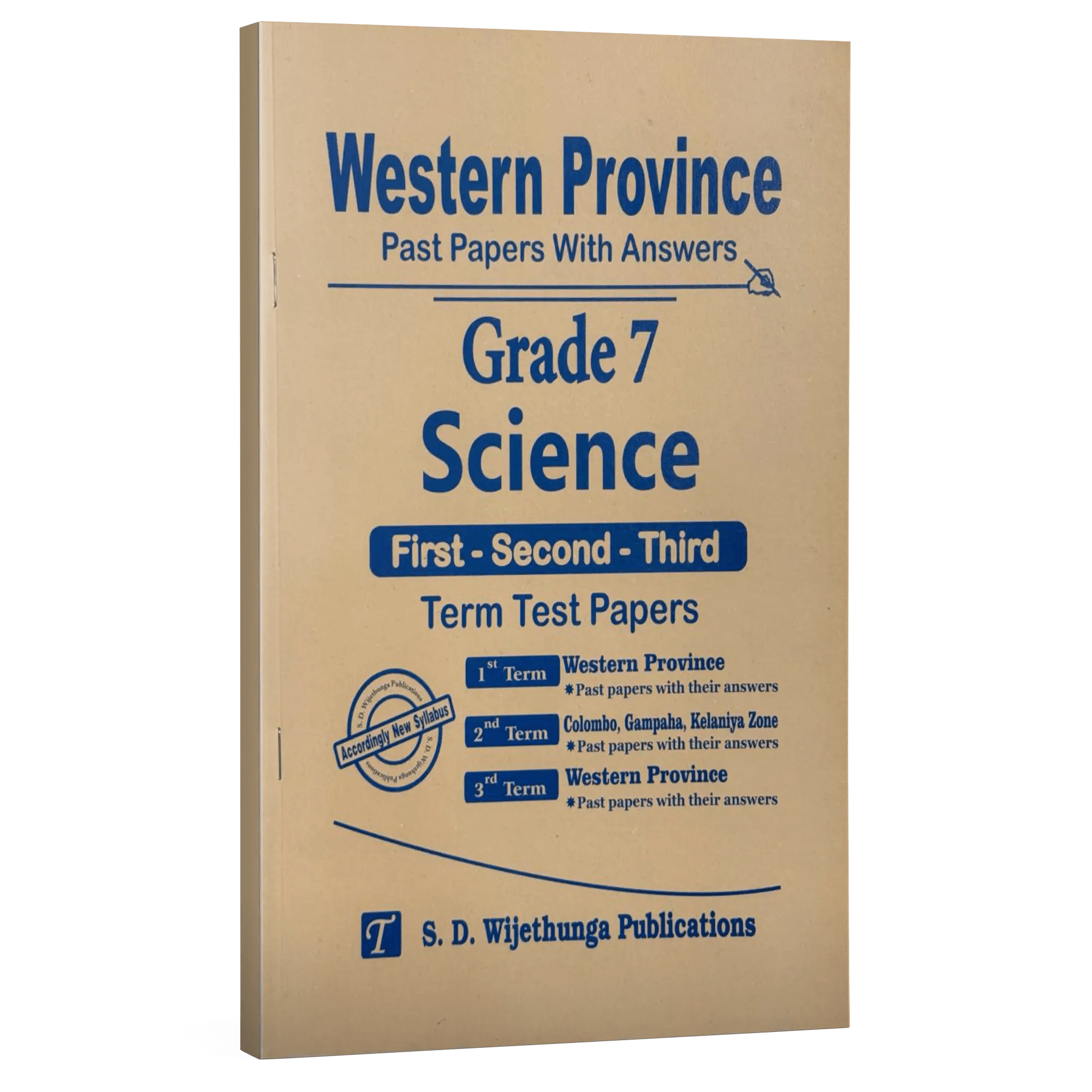 Grade 7 Science Western by S.D. Wijethunga Publications | School Paper ...