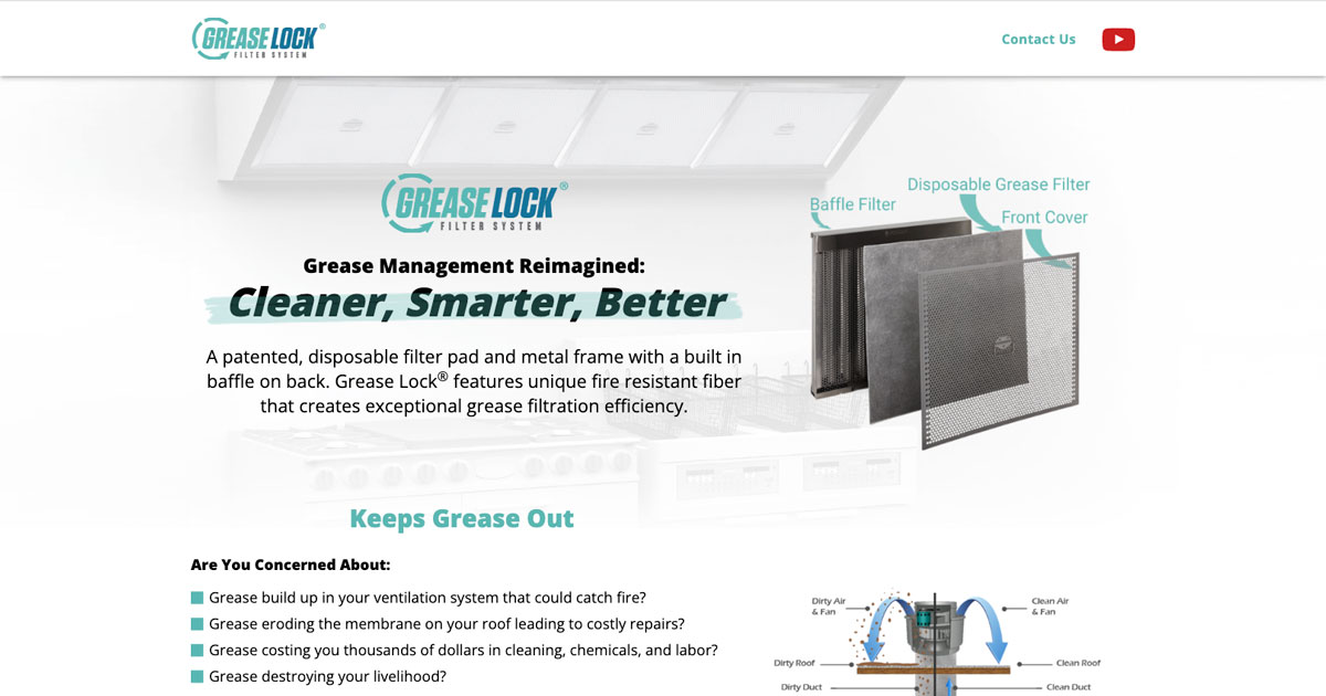 Grease Lock Filter System