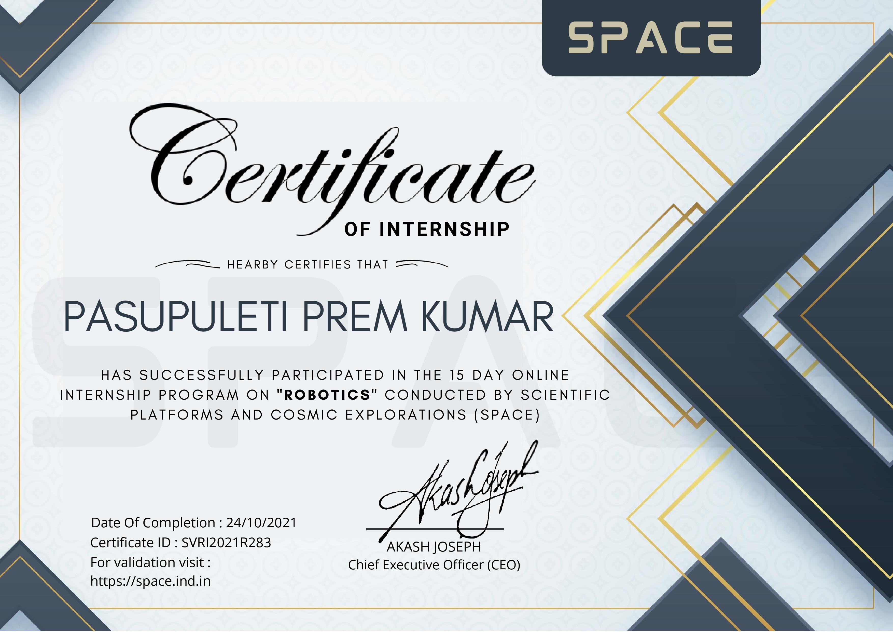 PREM PASUPULETI - Aspiring MERN Stack Developer.Pursuing Post Graduate program in Full Stack Web ...