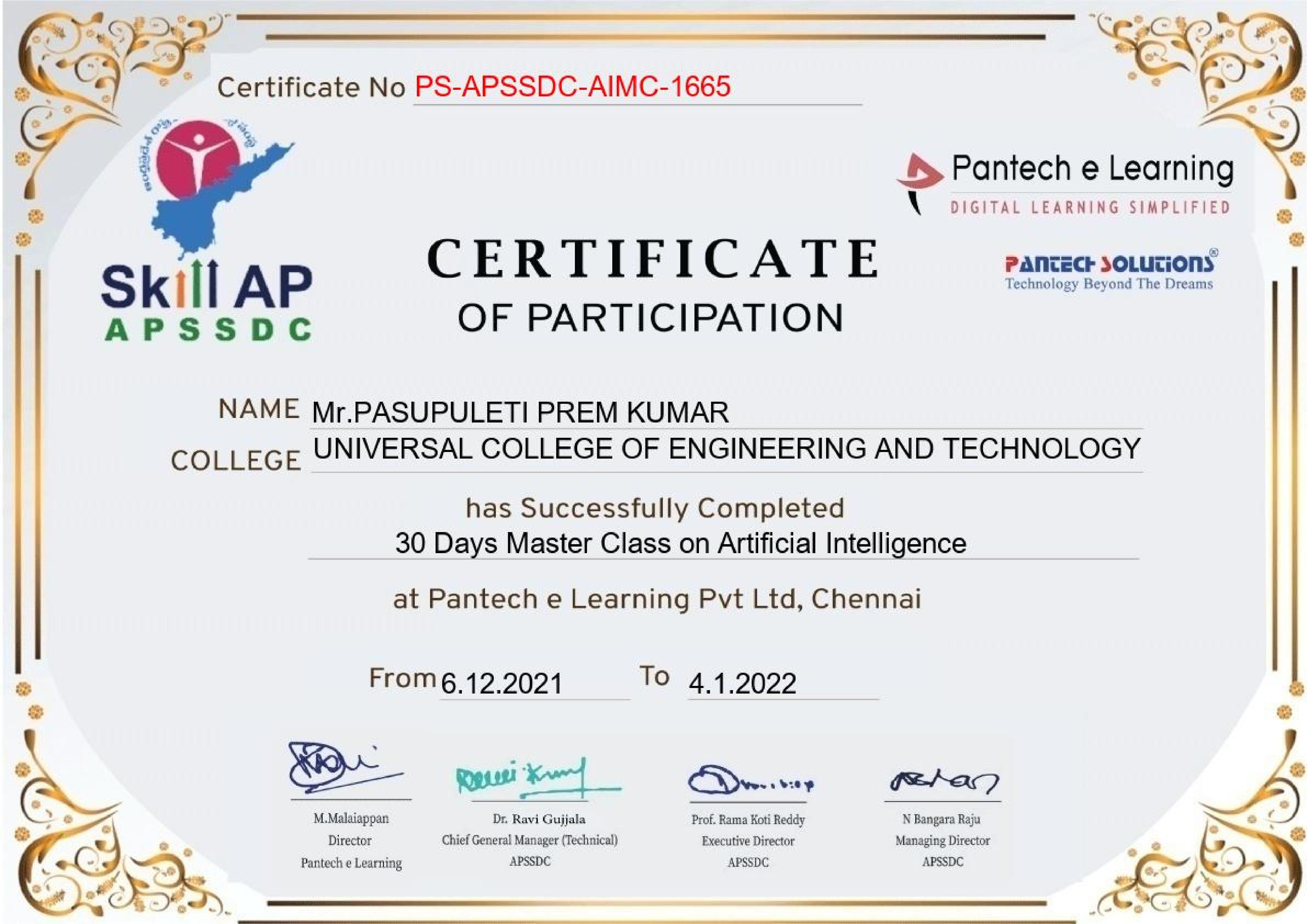 PREM PASUPULETI - Aspiring MERN Stack Developer.Pursuing Post Graduate program in Full Stack Web ...