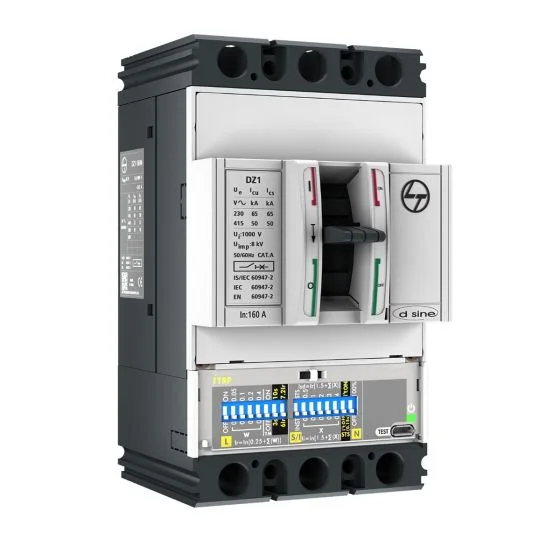 L&T MCCB DZ1-160D 63A 4P 36kA ITRP1 DZ1F0063DXF1A