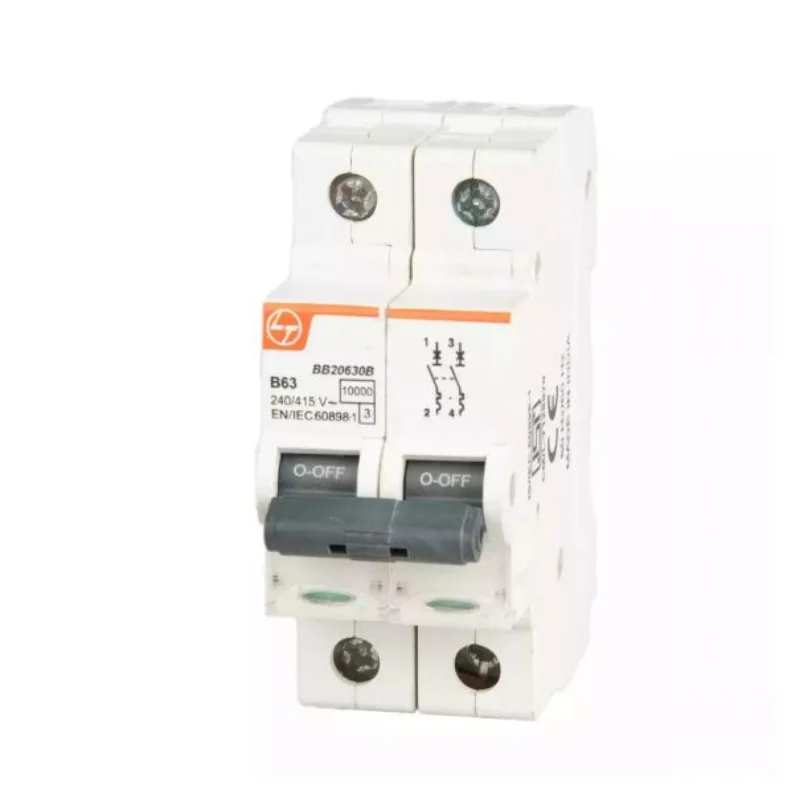 L&T MCB 10 A, 2 Pole, 10 kA, C-Curve | BB20100C