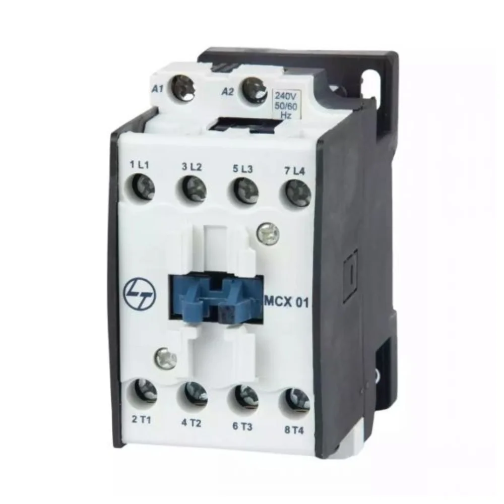 L&T Switchgear MCX 01 Power Contactor 16 A, 4 Pole, 240 V AC, AC1 Duty ...