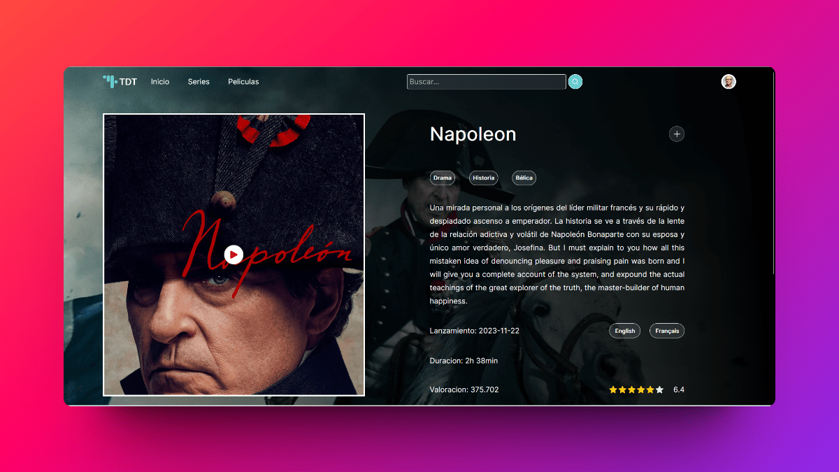GitHub - emalopezperez/TDT-movies-app: Aplicación de películas.