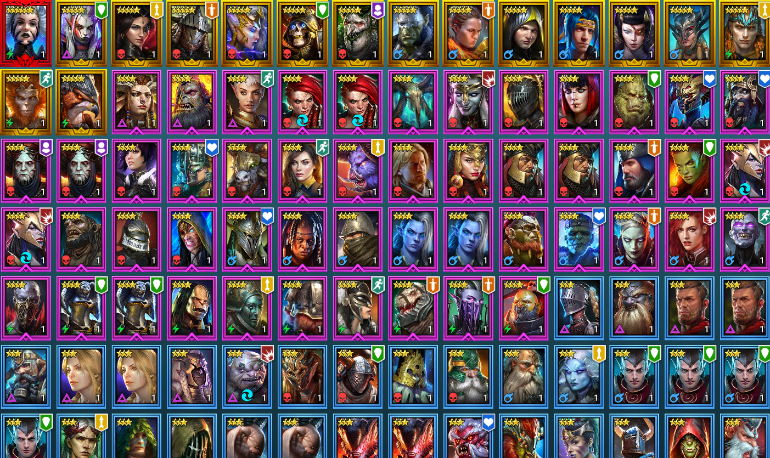 Starter Krixia (Mythical), Lady Kimi, Geomancer, Drath, Aeila 15 ...