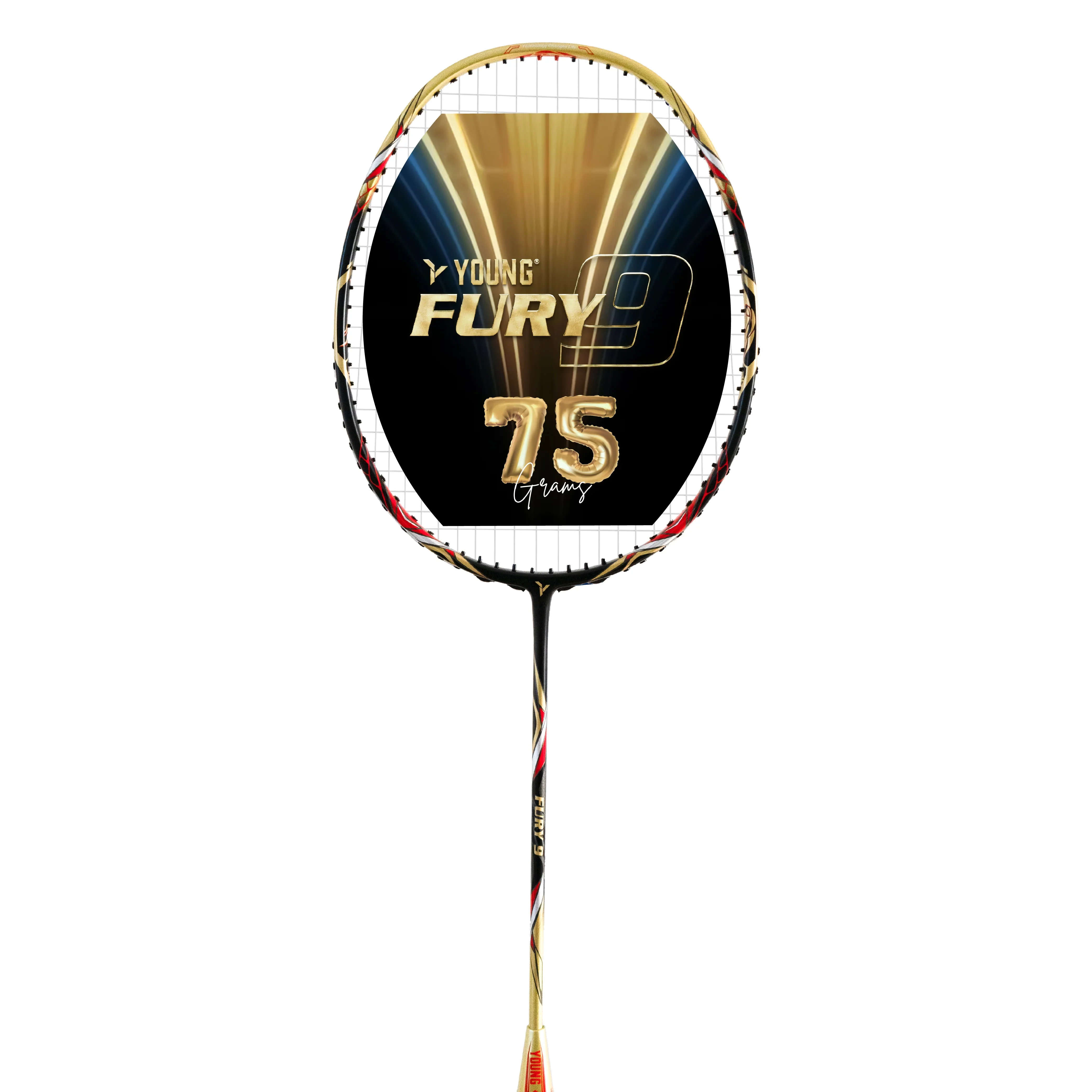 Fury 9 Graphite, Super Lightweight Professional Badminton Racket ...