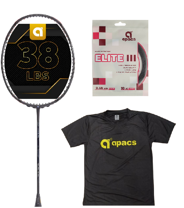 Apacs Z Ziggler+T-shirt+String(Elite III) | Badminton Souq