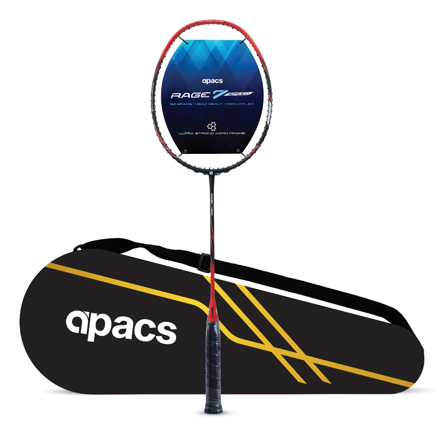 Rage 7 Speed+Apacs Full Cover | Badminton Souq