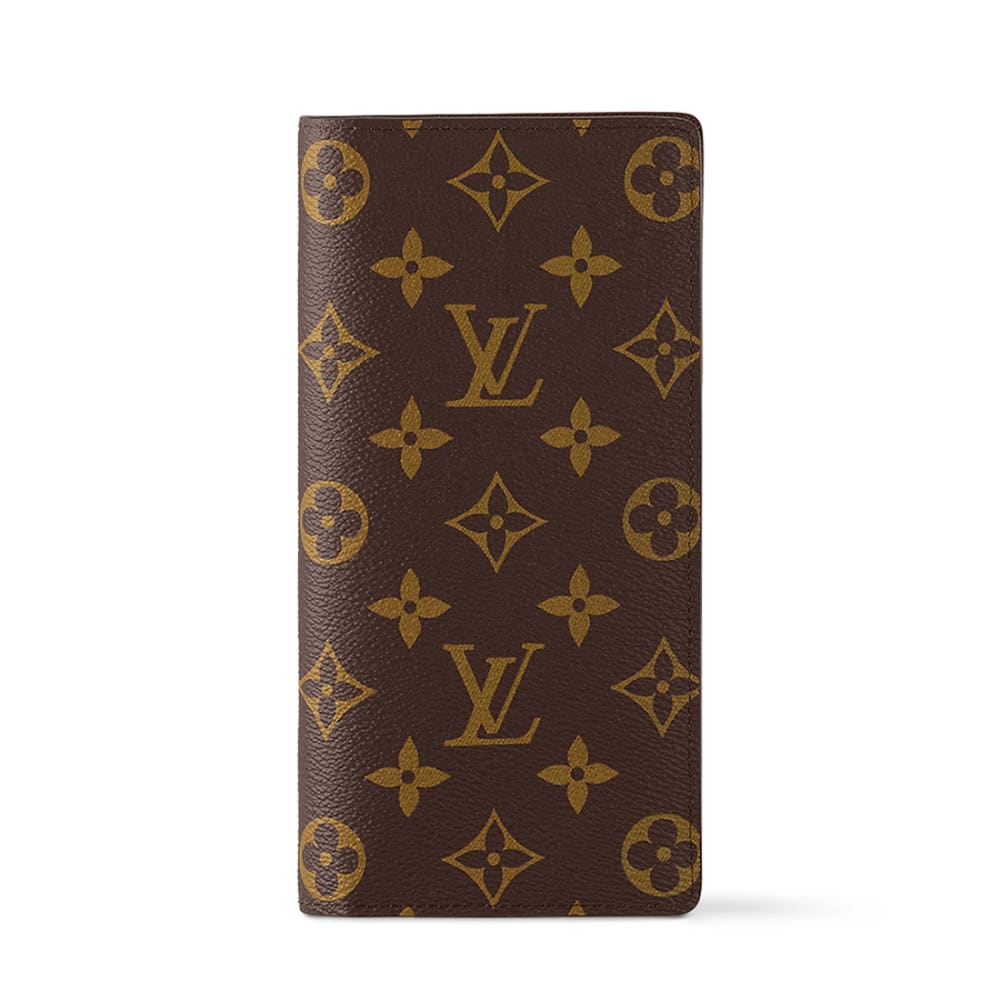 Buy Louis Vuitton Brown Premium Long Wallet for Men Online | Voguemine