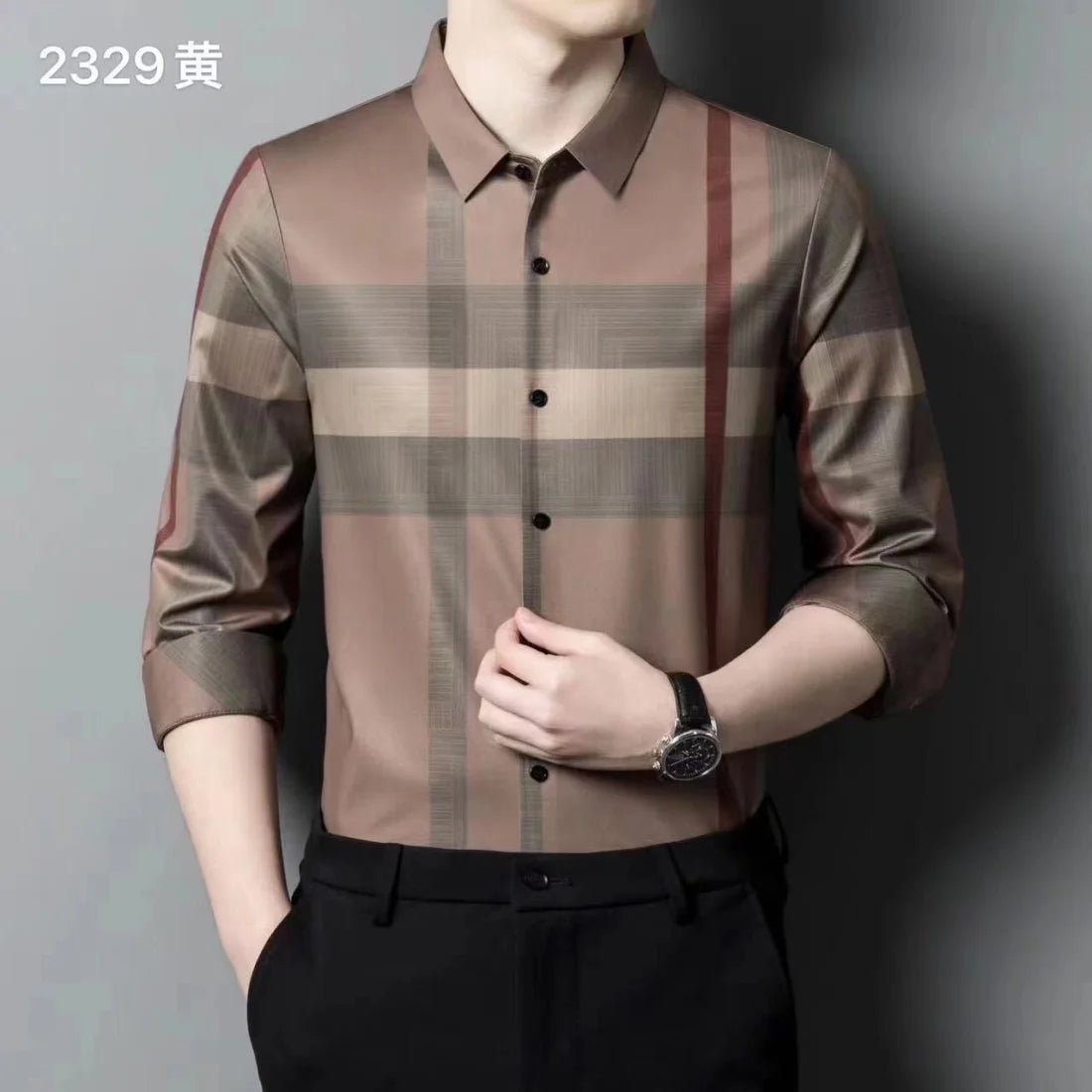 Buy Burberry Checked Premium Formal Shirt Online India - Vogue Mine